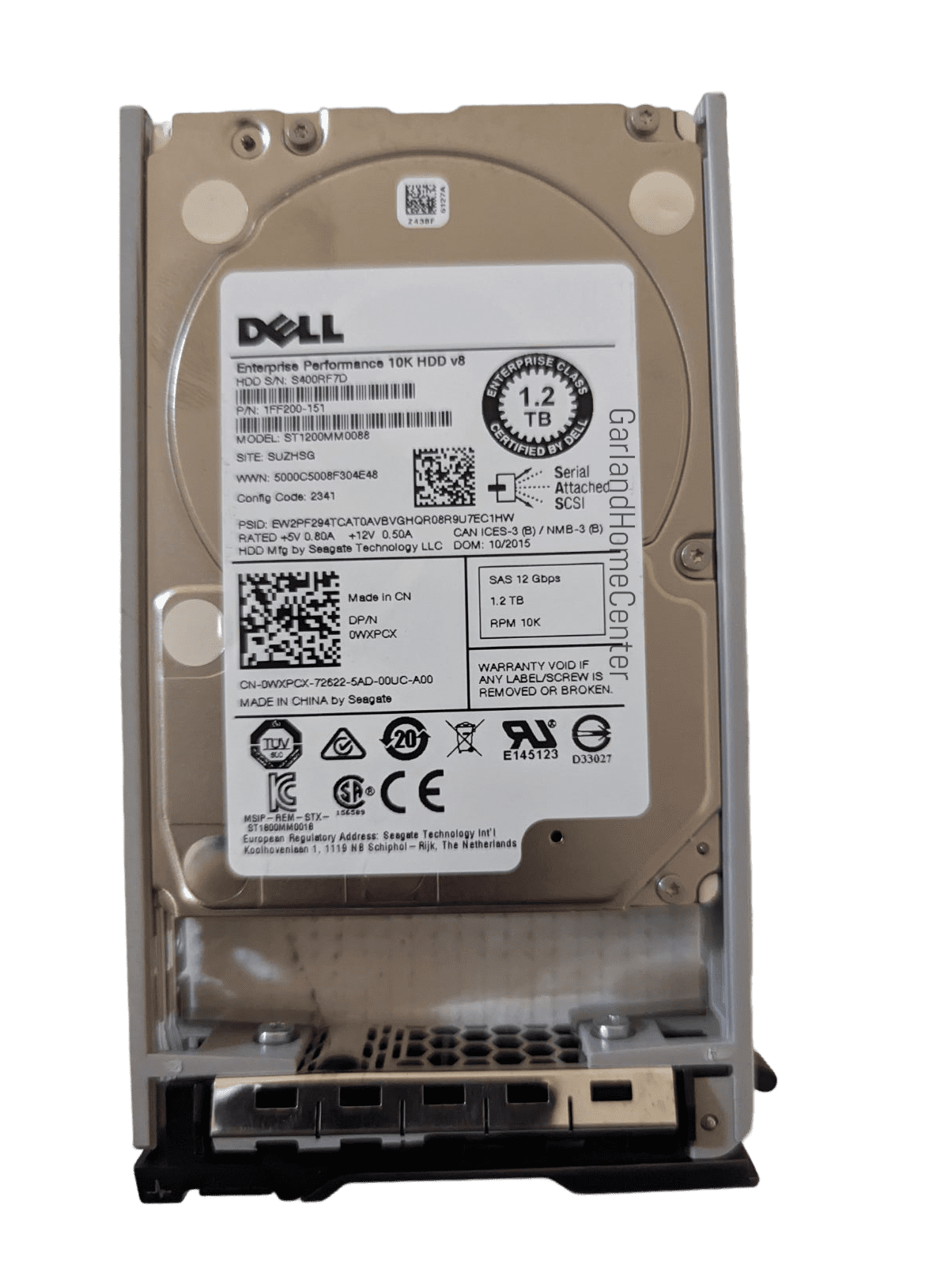 New Dell 1.2TB 10k 12Gb/s SAS 2.5" HDD ST1200MM0088 WXPCX - Garland ...