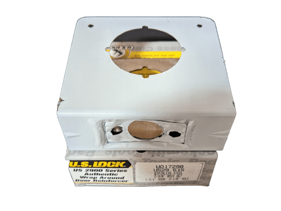 2-PACK US Lock 2900 Series Stainless Steel Wrap Around Door Reinforcer ...