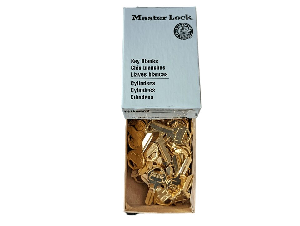 50-PACK Master Lock K81KMBOX Key Blanks - Garland Home Center