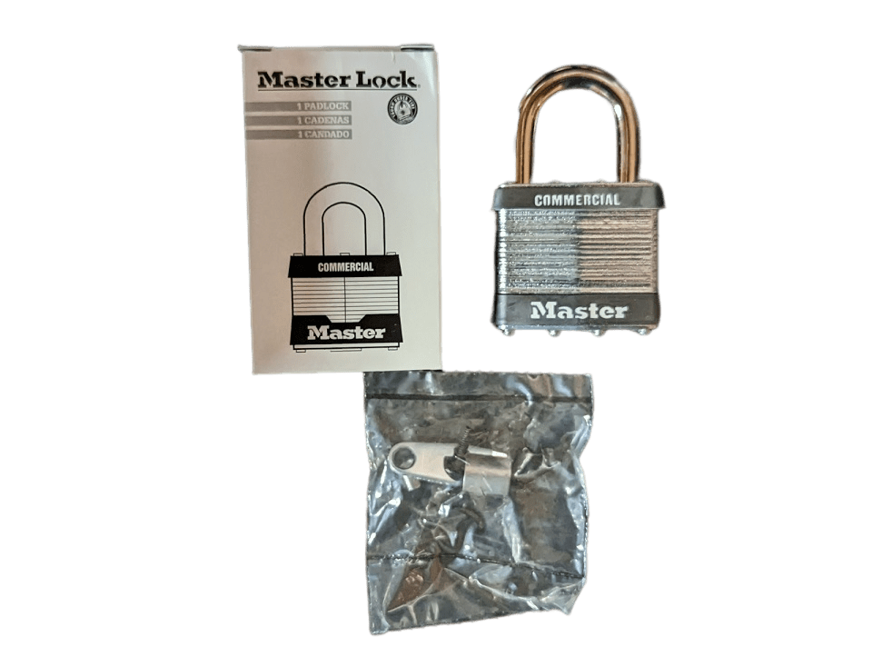 2-PACK Master Lock 2 In. Laminated Less Cylinder Padlock Body 25WO ...