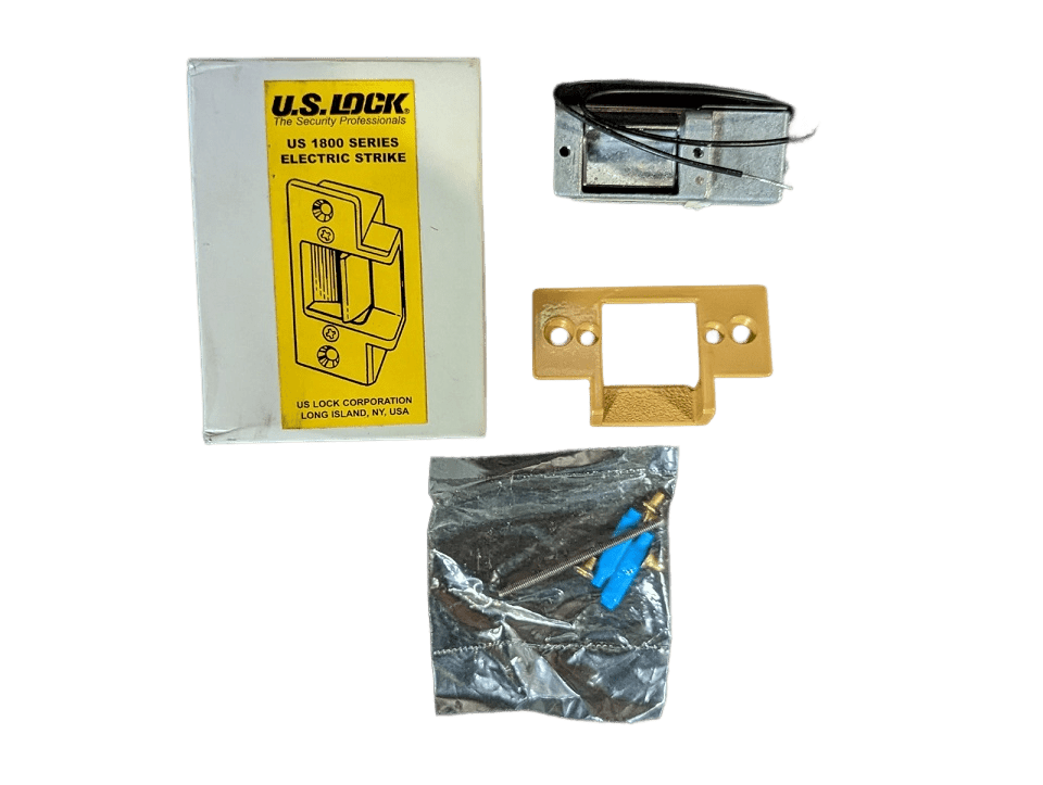 US Lock Series Brass Finish Electric Strike US18-014B - Garland Home Center