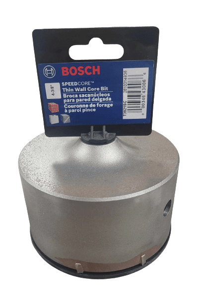 Bosch 4-3/8" SDS-Plus SPEEDCORE Thin-Wall Core Bit for Masonry Removal ...