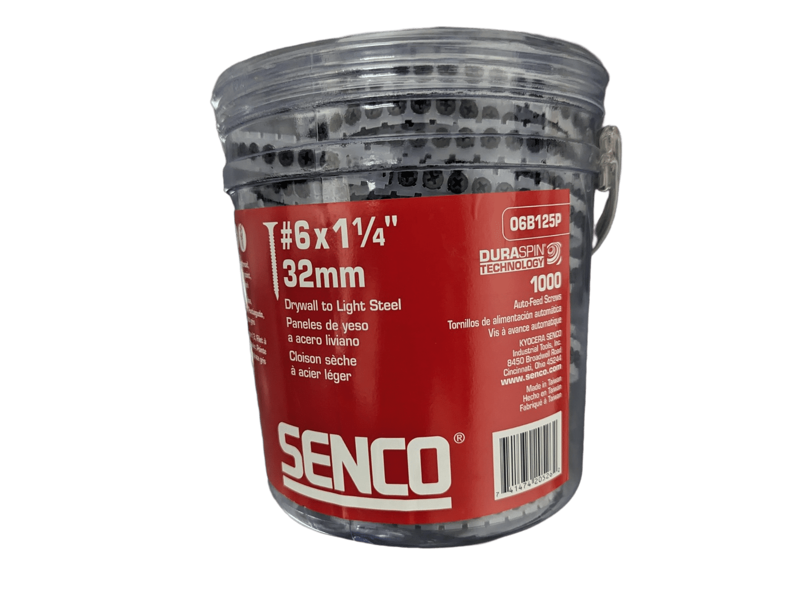 1000-PACK Senco 6 x 1-1/4-inch Philips #2 Bugle-Head Light Steel ...