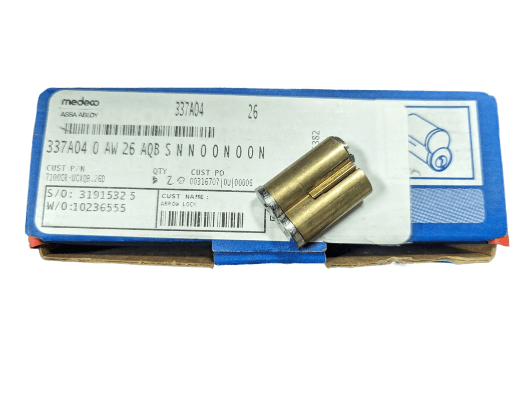 5-PACK Arrow Assa Abloy Medeco 337A04 26 7 Pin Interchangeable Core ...