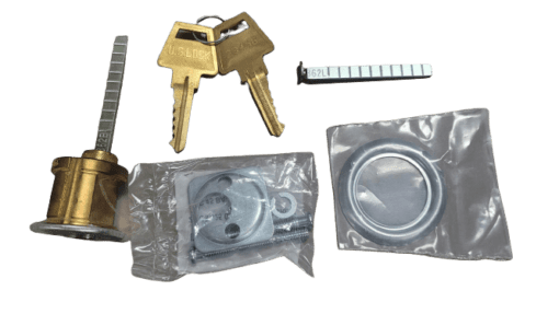 7-PACK US Lock US1565KW126D Solid Brass KW1 Keyway Chrome KA2 Rim ...