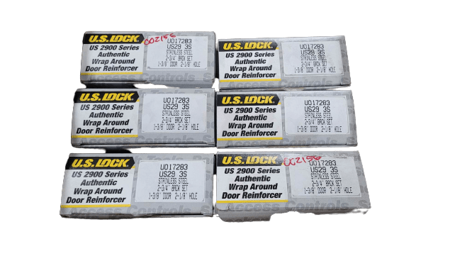 6-PACK US Lock Wrap around 4-1/4" X 9" 2-3/4" in Stainless Steel ...
