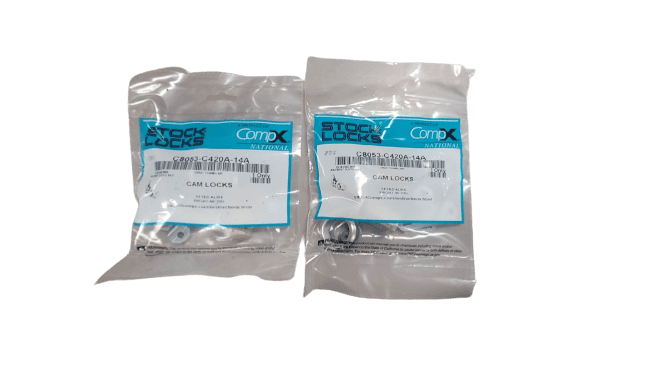 2-PACK Compx Disc Tumbler Keyed Cam Lock - C8053-C420A-14A - Garland ...