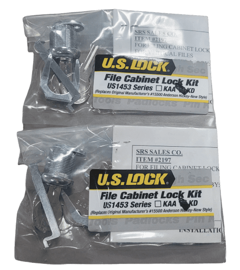 2-PACK US Lock / Anderson Hickey | AH2197-KD File Cabinet Lock Kit ...