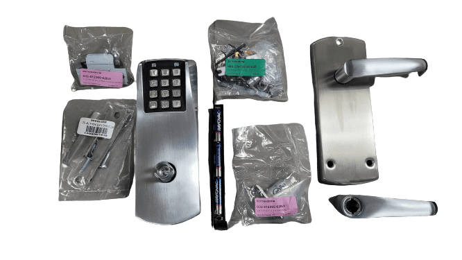 Kaba Electronic 12-Button Lock in Satin Chrome - E2031XSLL62641 ...