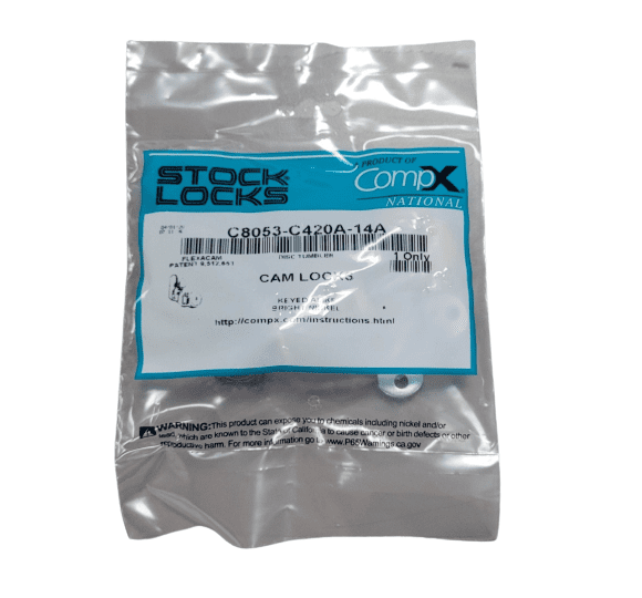 25-PACK Compx Disc Tumbler Keyed Cam Lock – C8053-C420A-14A – Garland ...