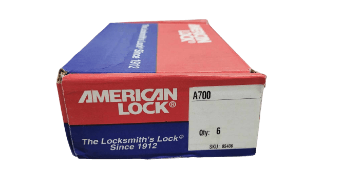 6-PACK American Lock 700 Series Extra Heavy-Duty Padlock KD A700 ...