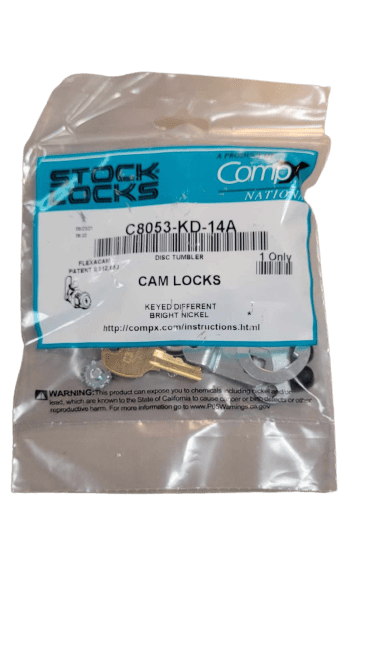 25-PACK Compx Disc Tumbler Keyed Cam Lock – C8053-KD-14A – Garland Home ...