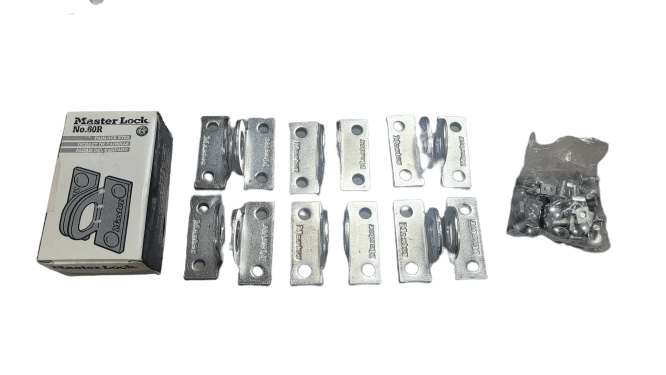Master Lock 60R Master Lock Hasp [ Box of 6 Sets ] - Garland Home Center