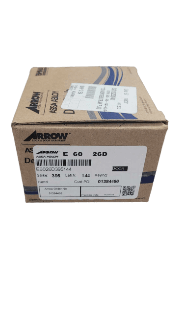 Arrow E60-26D E Series Grade 2 Deadbolt in Satin Chrome – Garland Home ...