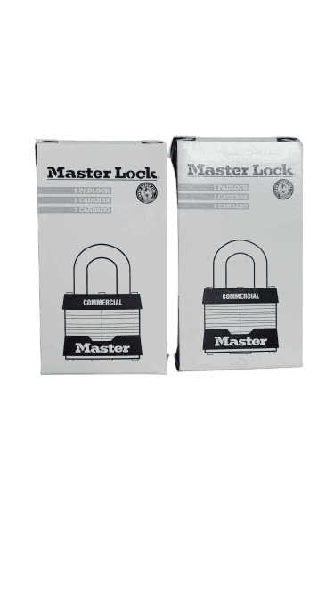 2-PACK MasterLock 3UPLF 1-1/2' Shackle Universal Pin Long Shank Padlock ...
