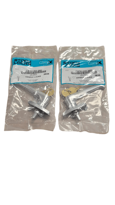 2-PACK CompX C8751-KD-26D Disc Tumbler Handle Locks in Dull Chrome ...