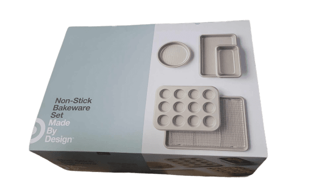 Made By Design - 6pc Aluminized Steel Bakeware Set Gold - Garland Home ...