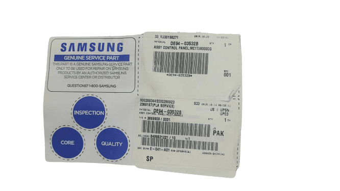 Samsung DE94-03532B Microwave Control Panel Assembly – Garland Home Center