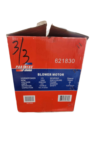 Zhongshan Broad-Ocean 621830 1/3hp Tri-mount Blower Motor Single Shaft ...