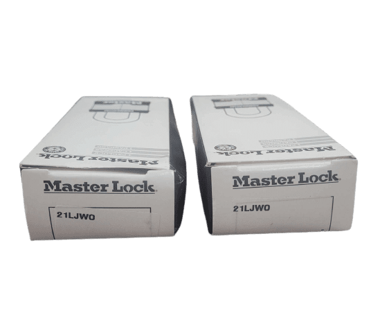 2-PACK Master Lock 1-3/4 In. Laminated Less Cylinder Padlock Body Long ...