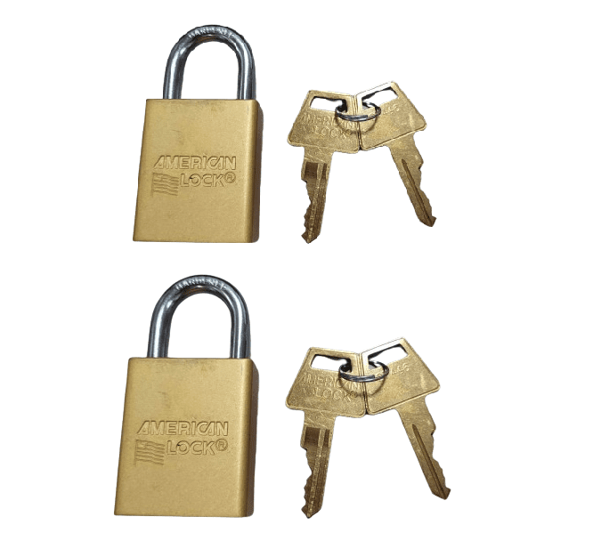 2-PACK American Lock Solid Aluminum Padlocks - A1105YLW [ Yellow ...