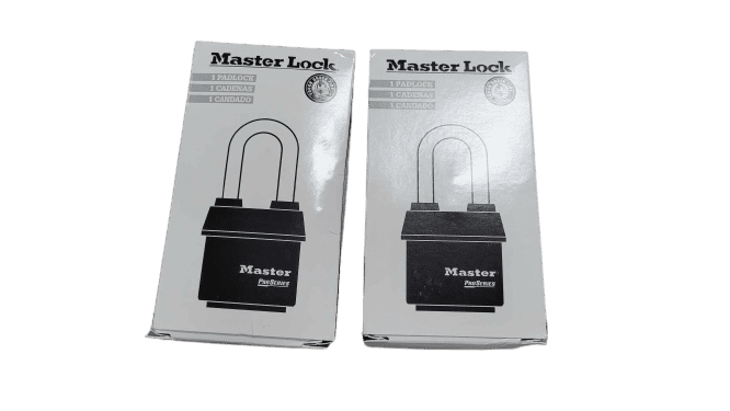 2-PACK Master Lock 2-5/8 In. Pro-Door Hardware Cyl Padlock Body Less ...