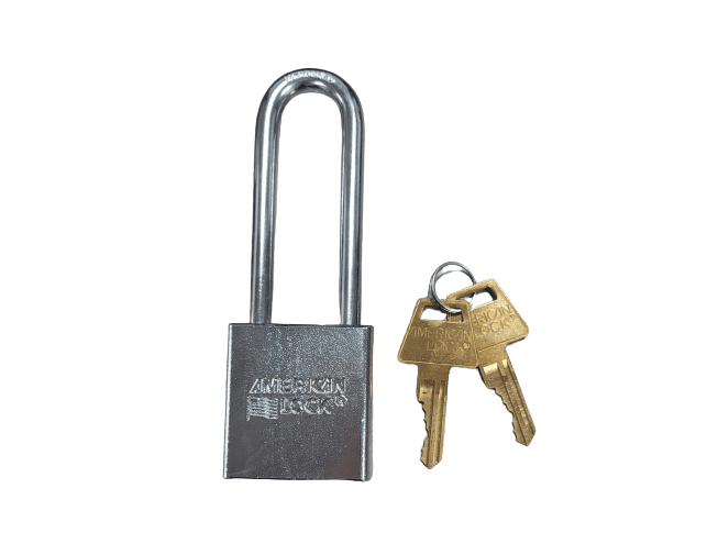 American Lock Keyed Padlock 3/4 in Rectangle Silver A5202 – Garland ...