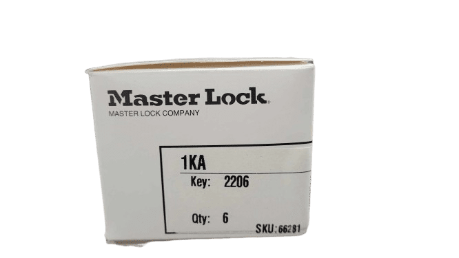 6-PACK Master Lock Commercial Padlock Keyed Alike Heavy Duty 1KA ...