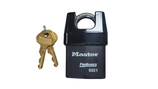 Master Lock 6321KA, No. 6321 2-1/8" Wide Shrouded Steel Padlock - Garland Home Center