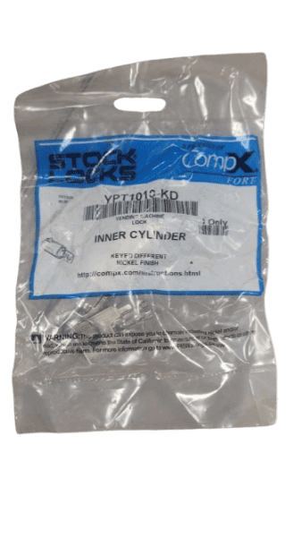 CompX Fort YPT1010-KD Vending Machine Lock Inner Cylinder - Keyed ...