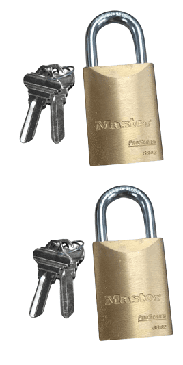 2-PACK Master Lock 1-3/4 In. Door Hardware Padlock Body SC1 - Garland ...