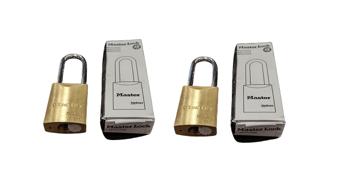 2-PACK Master Lock 1-3/4 In. Body IC Core Padlock Less Cylinder ...