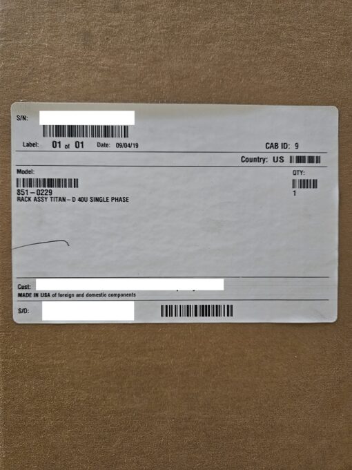 Dell EMC Titan-D Isilon 40U Single Phase Server Rack Cabinet - Garland ...