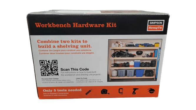 Simpson Strong-Tie WBSK Workbench and Shelving Hardware Kit - Garland ...