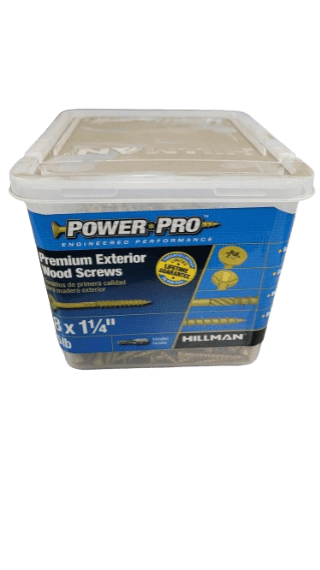Hillman Fasteners 48605 Power Pro Bronze Ceramic Exterior Screw 8 x 1-1 ...