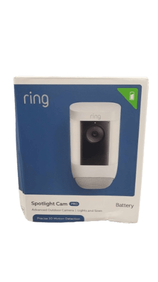 Ring Spotlight Smart Security Camera w/ LED Lights, WIFI, & Motion ...