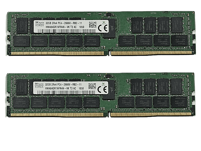 64GB 2x32GB 2Rx4 PC4-2666V HP DL360 DL380 DL580 G9/G10 ECC Server ...