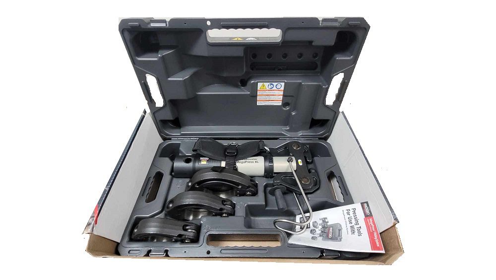 Ridgid 2-1/2 in. to 4 in. MegaPress Kit with Press Booster - 60638 ...