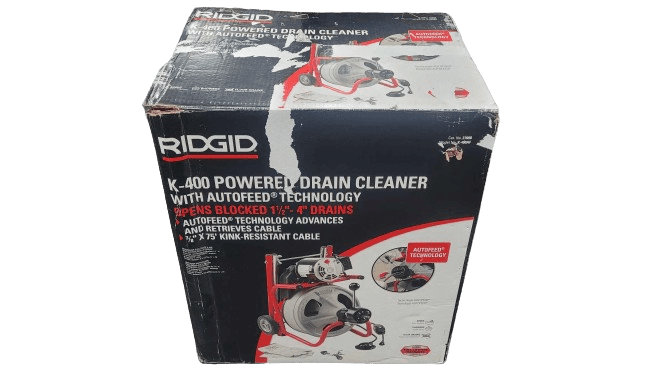 RIDGID K-400 AutoFeed Drain Cleaning Snake Auger 120V Drum Machine ...