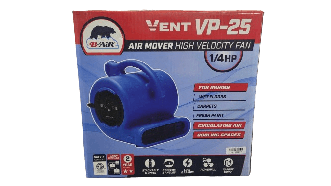 B-Air 1/4 HP Air Mover Blower Fan - Garland Home Center