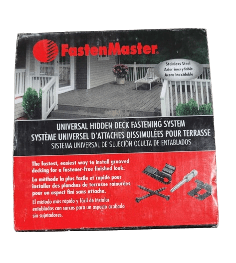FastenMaster Universal Hidden Deck Fastening System in Black Black (50 ...