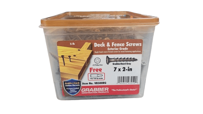 Grabber Screws #7 2 in. Phillips Bugle Head Wood Deck Screws 23935 ...