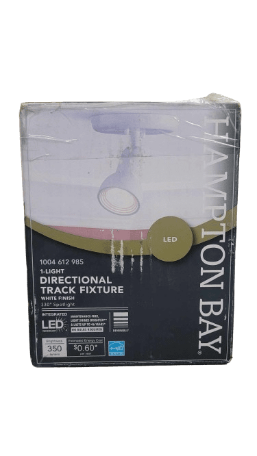 Hampton Bay White Integrated 5" LED Multi-Directional Ceiling Light ...