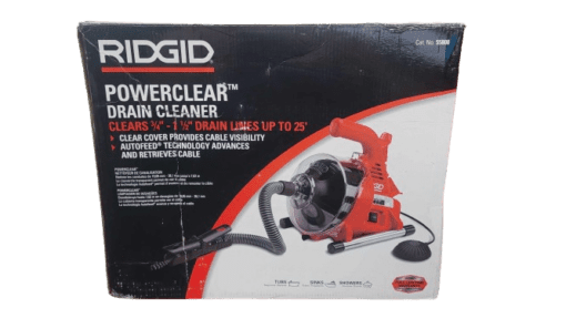 RIDGID PowerClear 120-Volt Drain Cleaning Snake Auger Machine – Garland ...