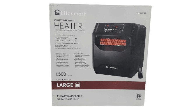 LifePro 1500w 6-Element Tower Infrared Heater Heater with Remote ...