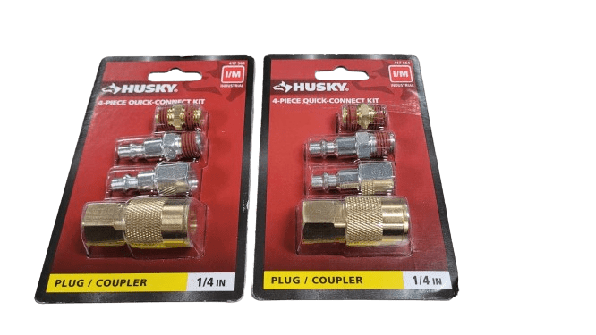 2-PACK Husky Industrial Quick Connect Kit [4-Piece] - Garland Home Center