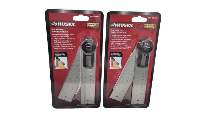 2-PACK Husky Digital 5 in. Angle Finder - Garland Home Center