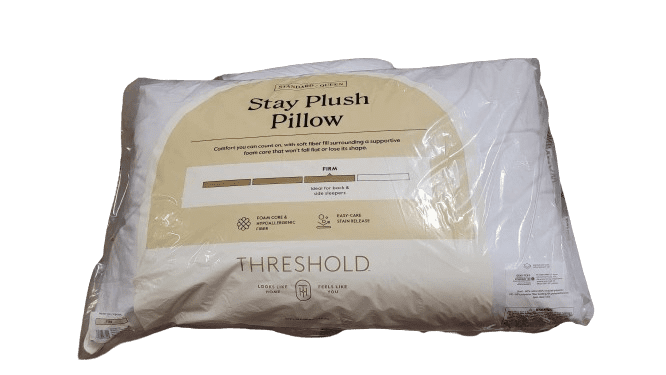 2-PACK Threshold™ - Standard/Queen Firm Stay Plush Bed Pillow - Garland ...