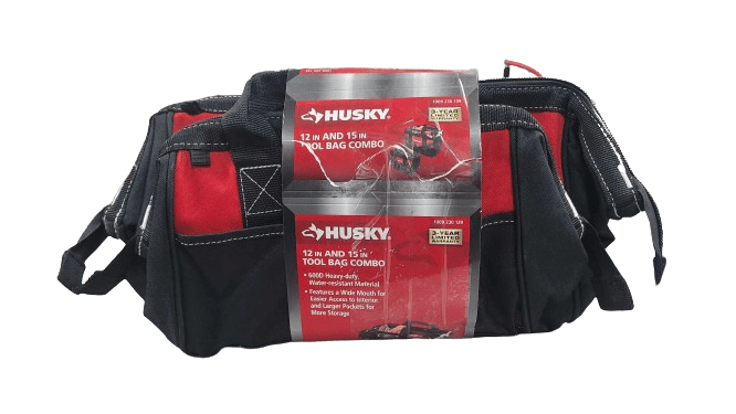 Husky 12 in. and 15 in. Tool Bag Combo HD61215-TH – Garland Home Center