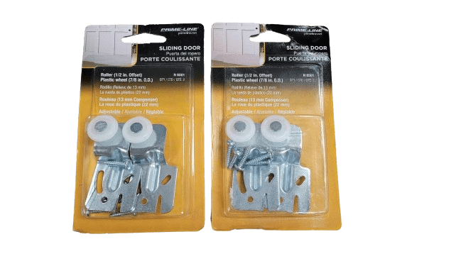 2-PACK Prime-Line Closet Door Roller with 1/2 in. Offset and 7/8 in ...
